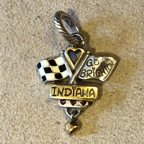 Brighton | Jewelry | Sold Brighton Indiana Checkered Race Flag Charm ...